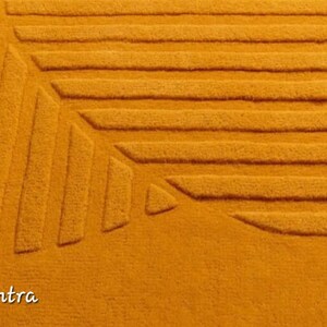 Mustard Yellow and Green Modern Abstract Irregular Arches Pattern ...