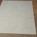 Modern Handmade 12x18 Fine Ivory Curve Embossed Cut Tufted Area Rug for ...