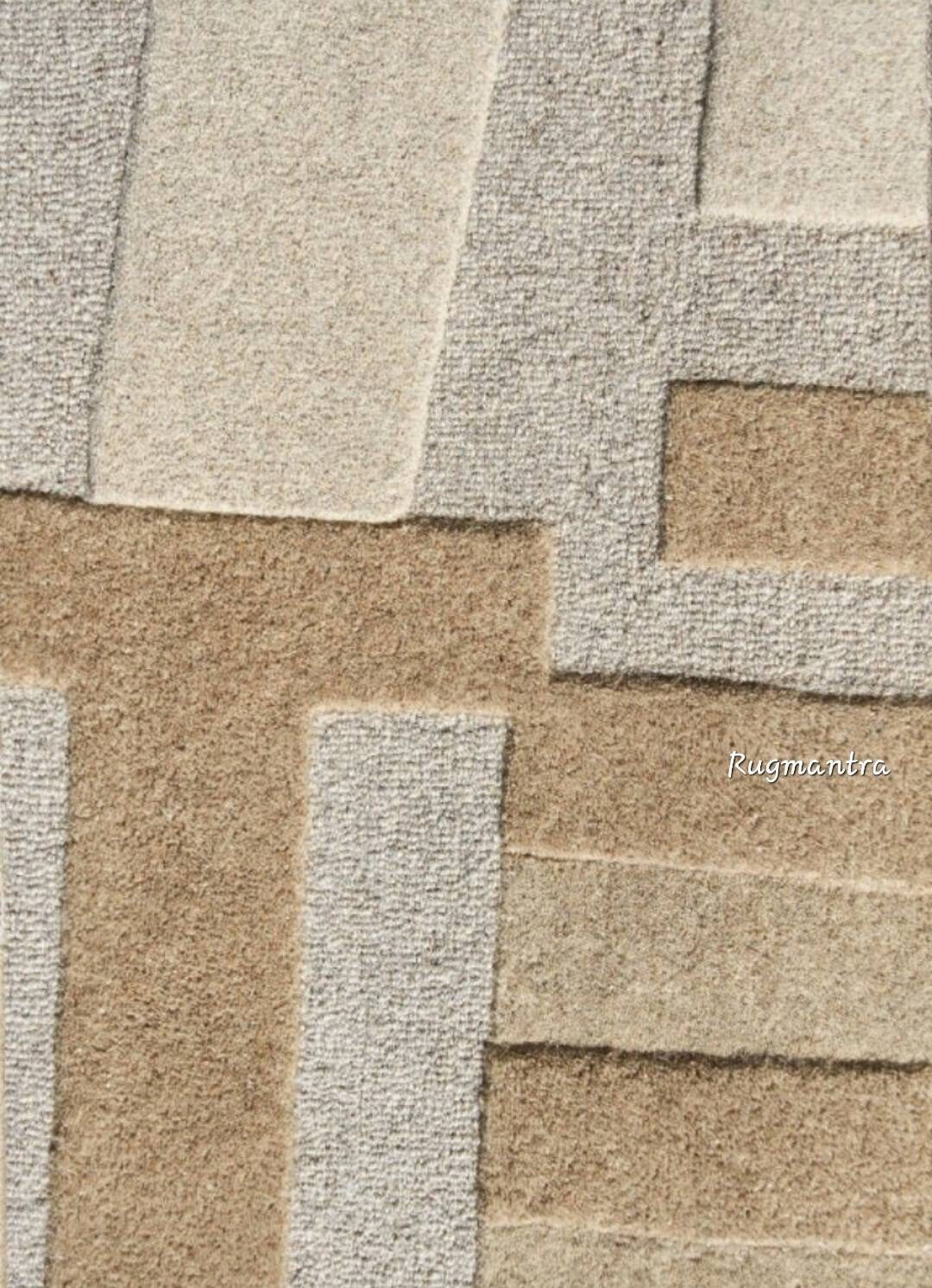 Modern Abstract Handmade Tufted Area Rug for Living Room Bedroom and ...