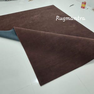 Premium Quality Modern Abstract Solid Golden Brown Blush Handmade ...