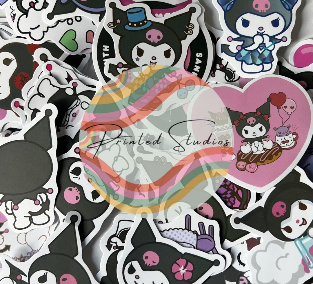 Kuromi Sanrio Stickers Mystery Bundle of 10 Stickers - Etsy