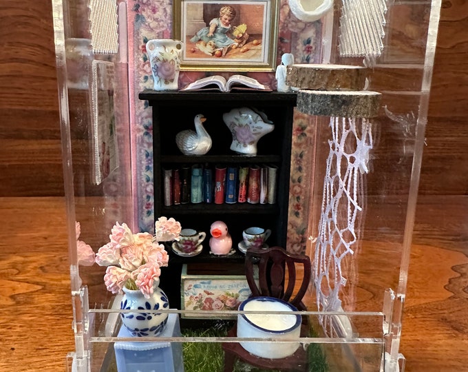 Fancy and Cozy Jumping Spider Enclosure Habitat, 4x4x8, Jumping Spider ...