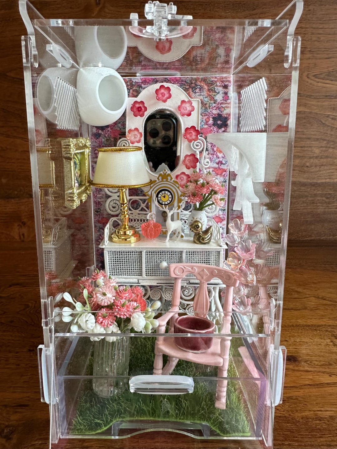 Barbie Pink Jumping Spider Enclosure Habitat,4x4x8, Jumping Spider Home ...