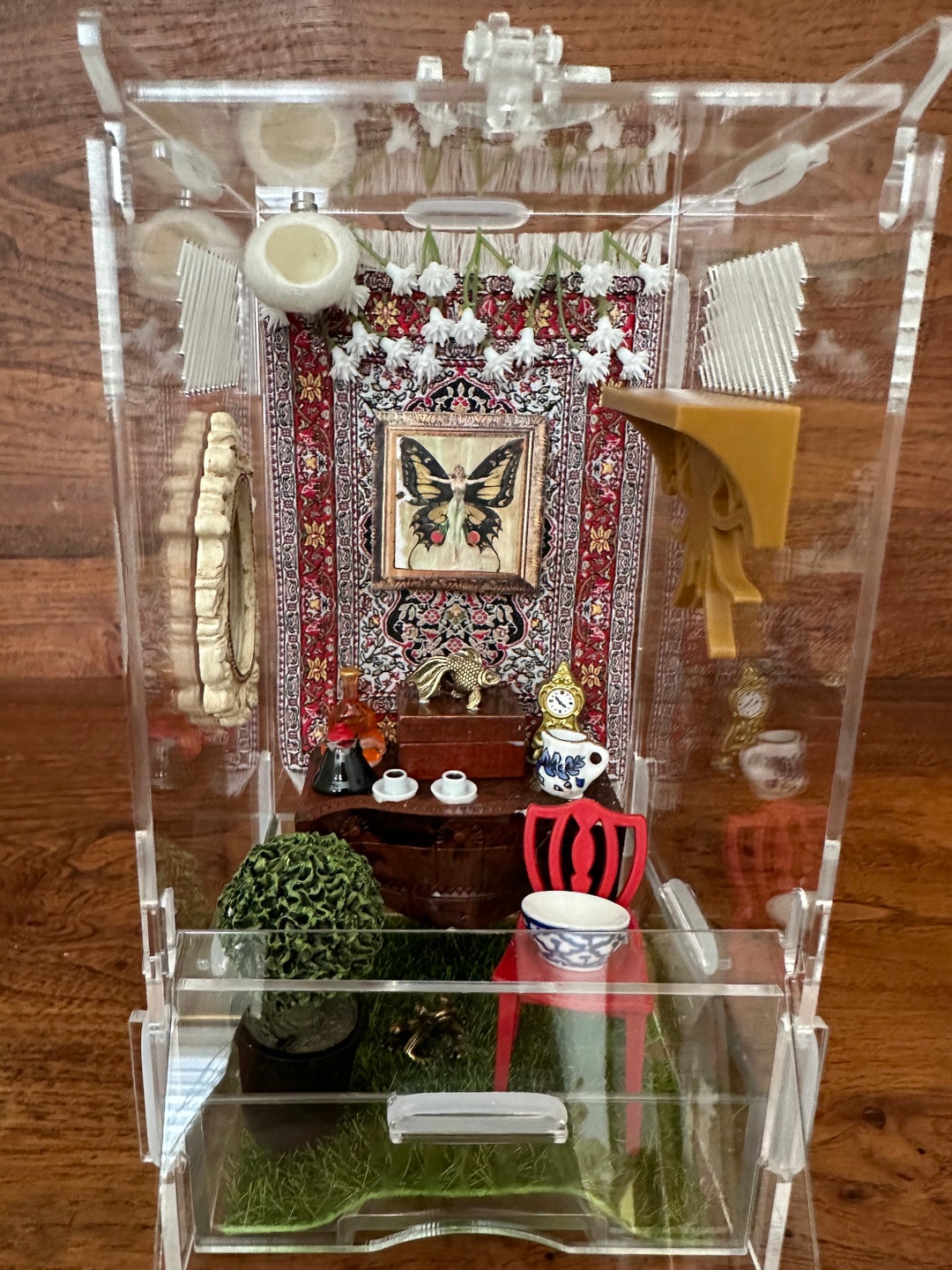 Spoodtacular Jumping Spider Enclosure Habitat,4x4x8, Jumping Spider ...