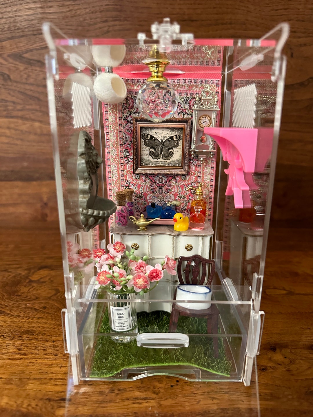 Spooder Boutique.2 Jumping Spider Enclosure Habitat,4x4x8, Jumping ...