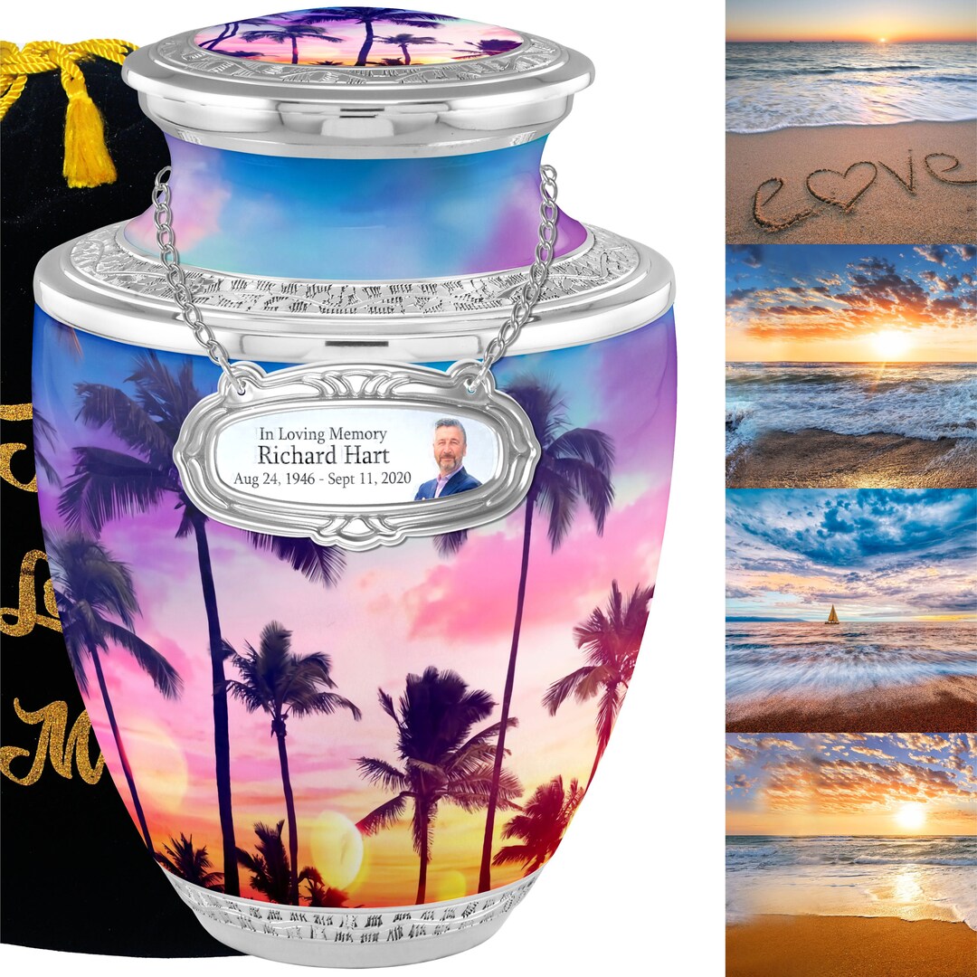 Personalized Beach Urns for Human Ashes, Urns for Human Ashes Full Size ...