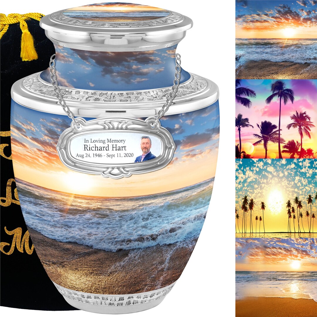 Personalized Beach Urns for Human Ashes, Urns for Human Ashes Full Size ...