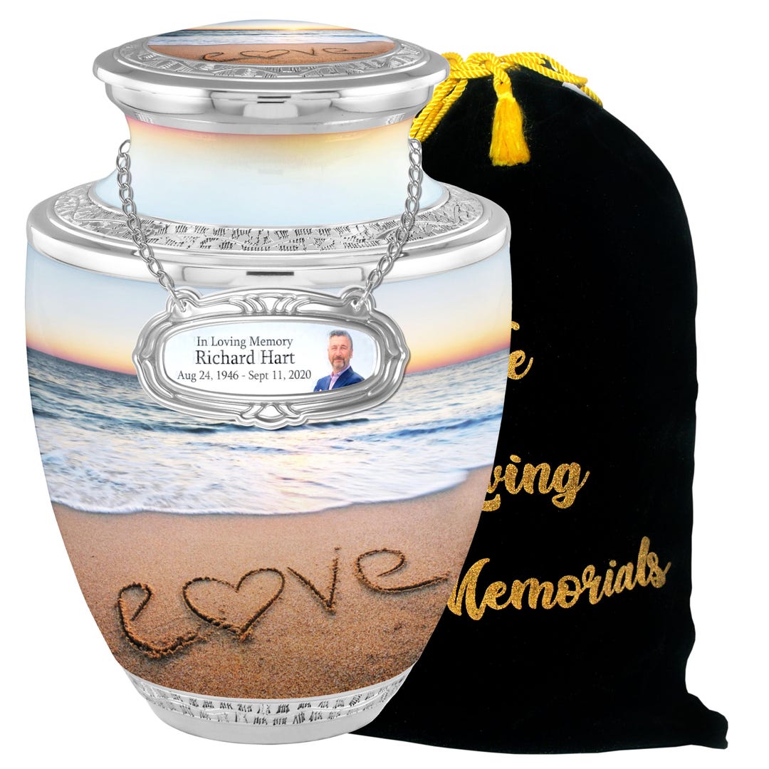 Personalized Beach Urns for Human Ashes, Urns for Human Ashes Full Size ...