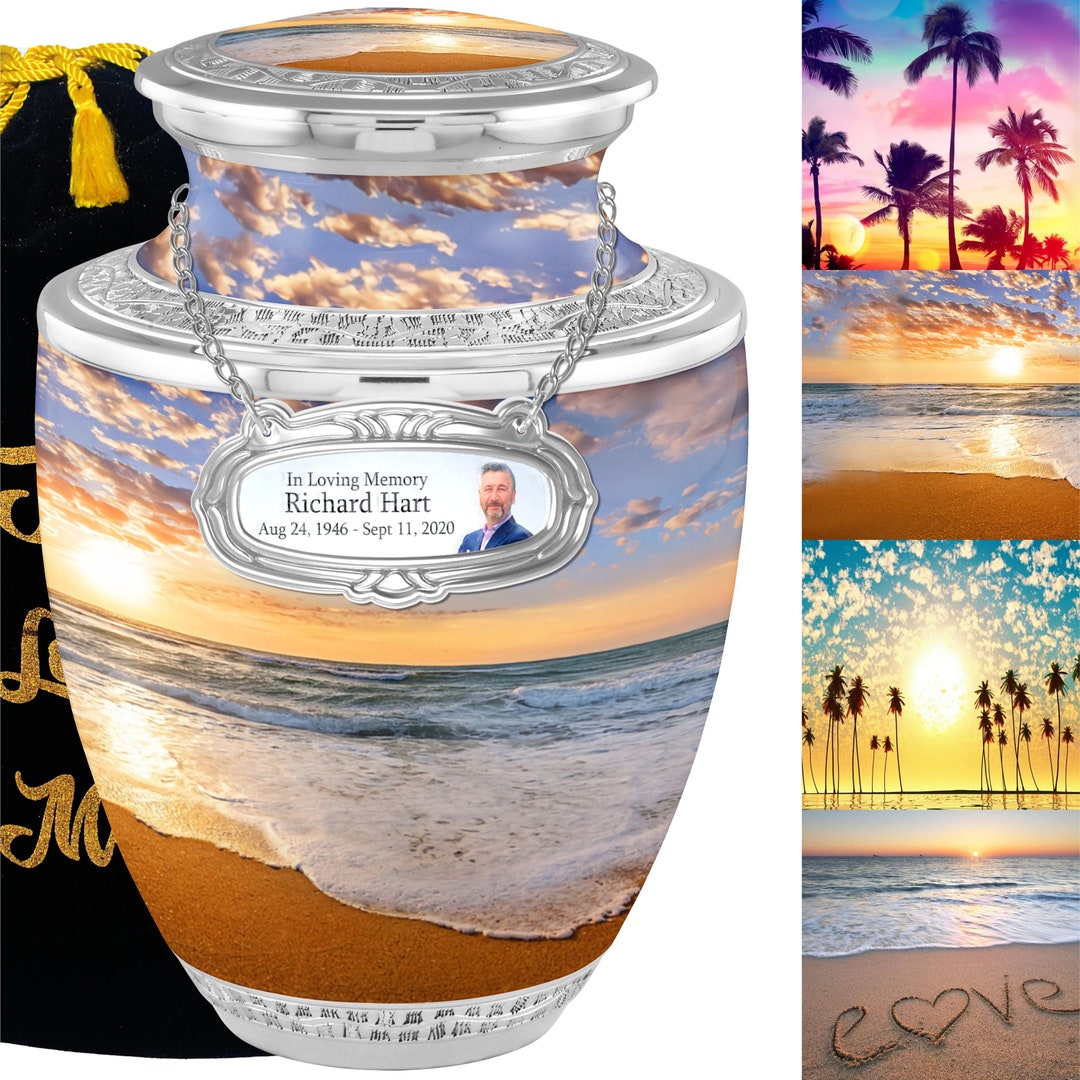 Personalized Beach Urns for Human Ashes, Urns for Human Ashes Full Size ...