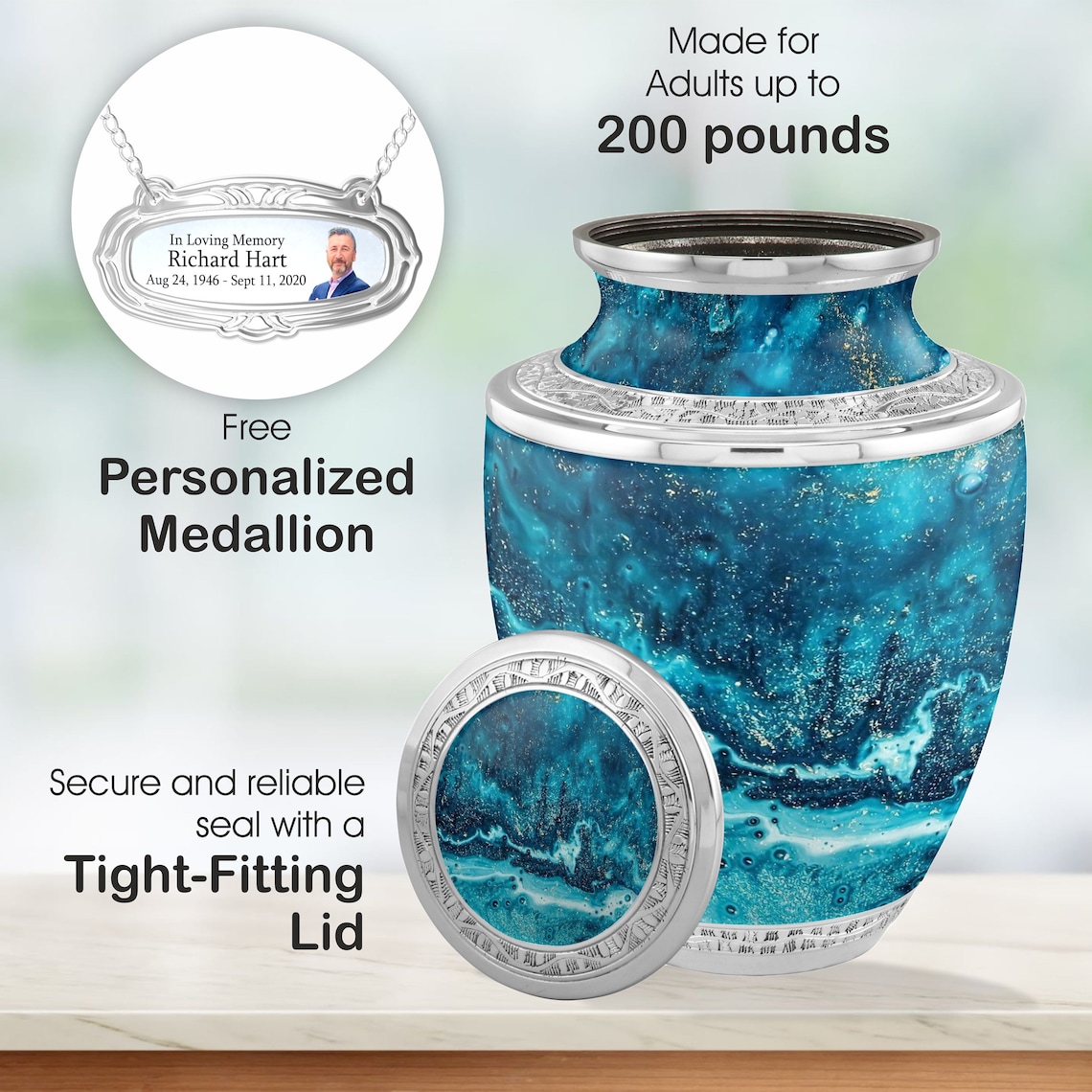 Personalized Marble Urns for Human Ashes, Urns for Human Ashes Full ...