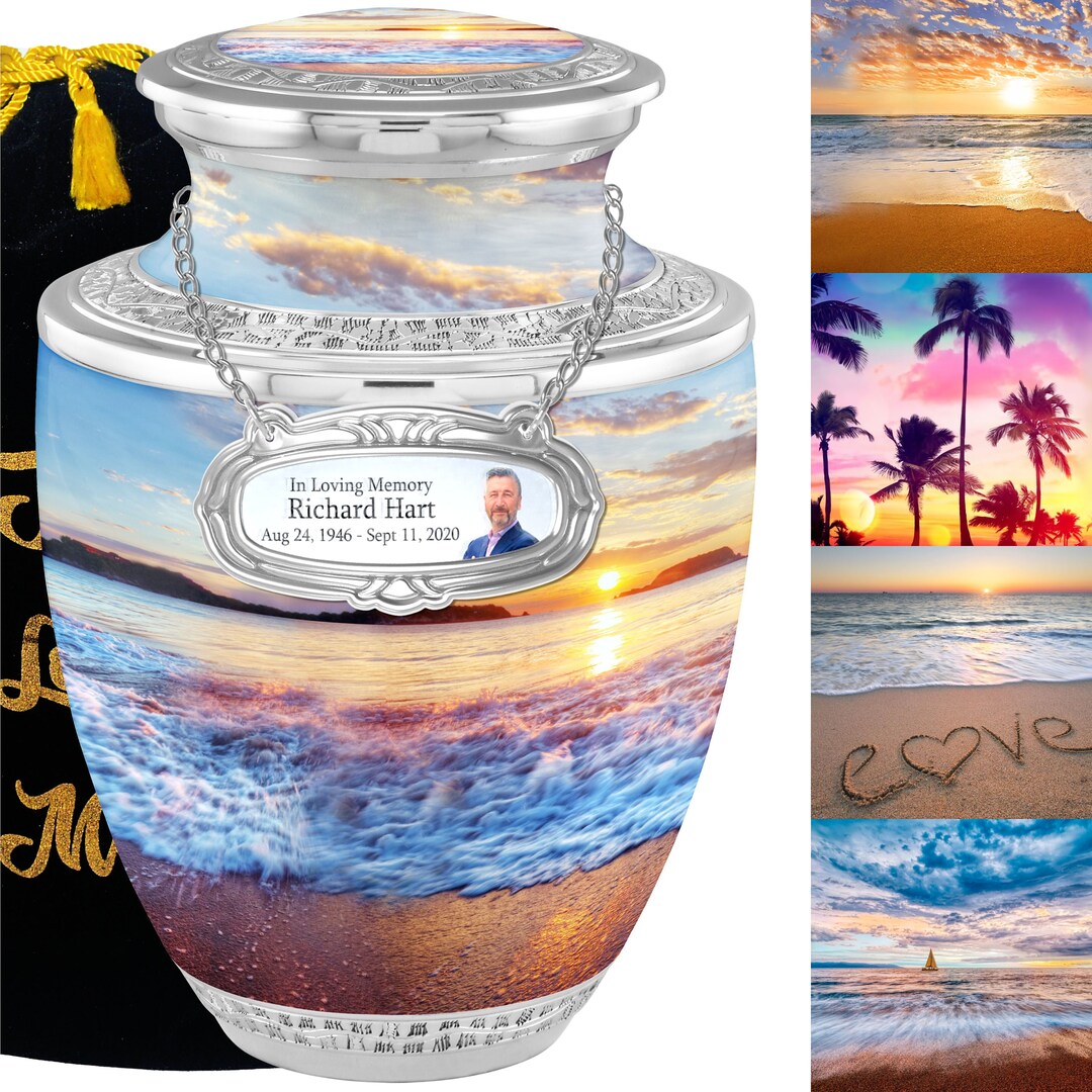 Personalized Beach Urns for Human Ashes, Urns for Human Ashes Full Size ...