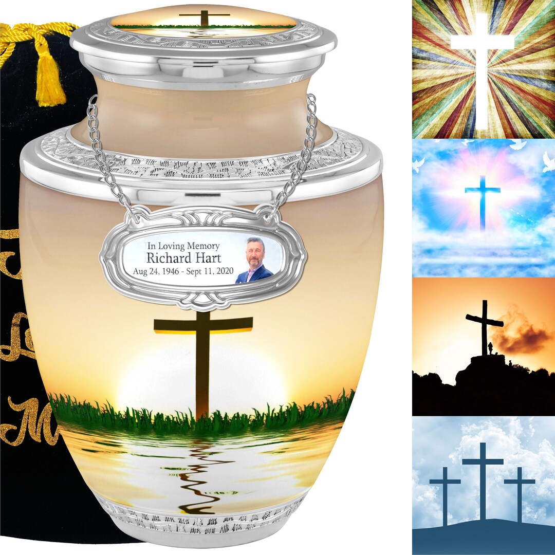 Personalized Holy Cross Urns for Human Ashes, Urns for Human Ashes Full ...