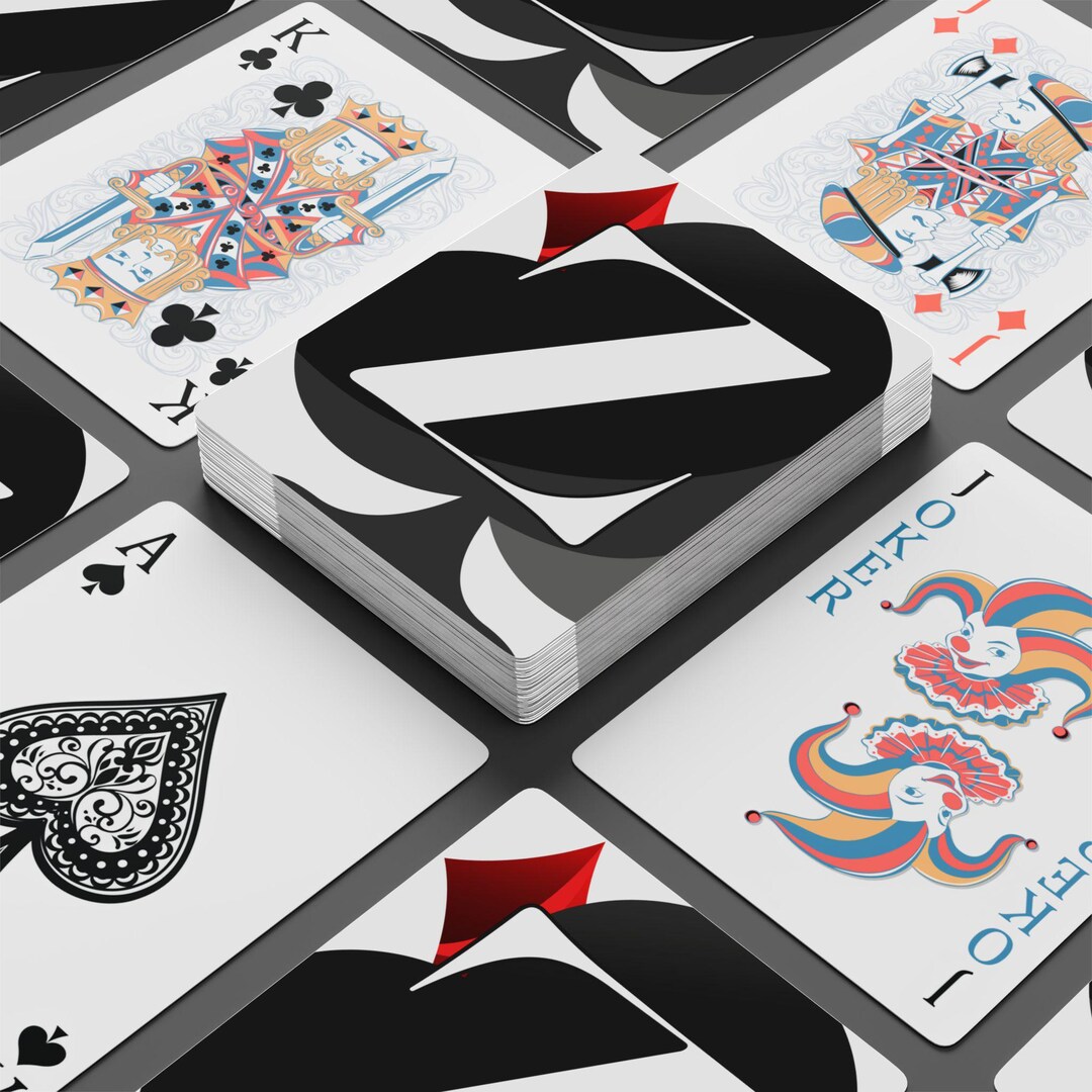 Monogram "z" Poker Playing Cards - Perfect Personalized Gift for the ...