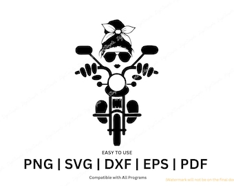 Biker Sports Girl Svg File Girl Rider Svg Woman Biker Svg - Etsy