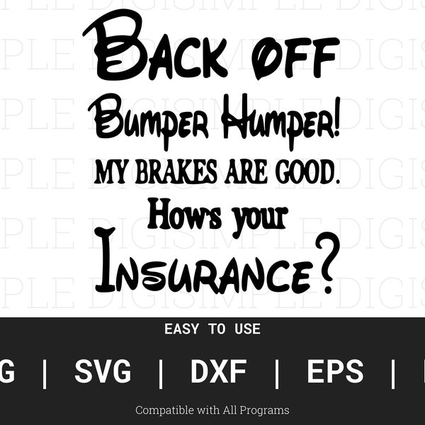 Back off Svg - Etsy