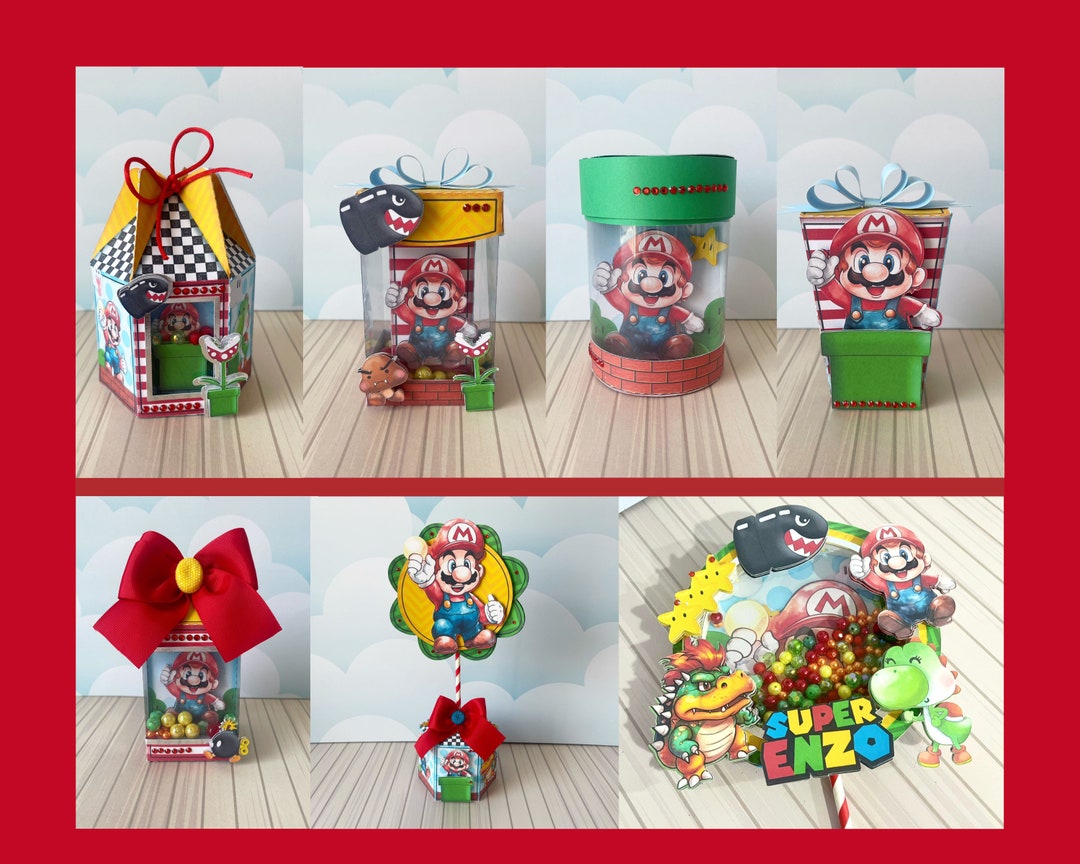 Videojuego Party Favor Box Boy Birthday Party Boxes Shaker Box - Etsy ...