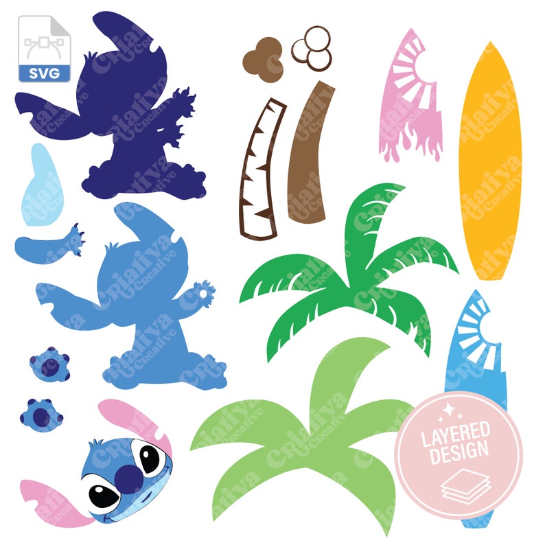 Topper de pastel de cumpleaños hawaiano, topper de pastel tropical ...