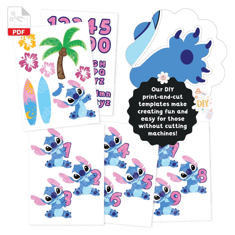 Topper de pastel de cumpleaños hawaiano, topper de pastel tropical ...