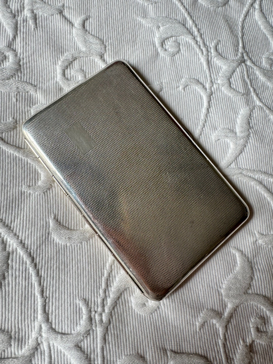 Antique 1920s 30s Art Deco Cigarette Case Silver Tone - Etsy
