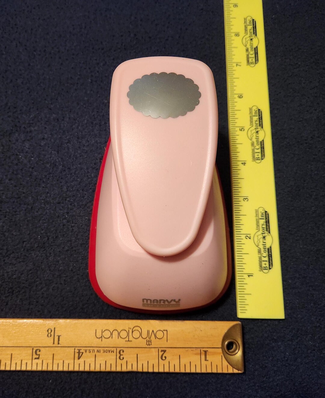 Extra Large Paper Punch - Scalloped Oval Size 1 1/2" by 1" - Marvy ...