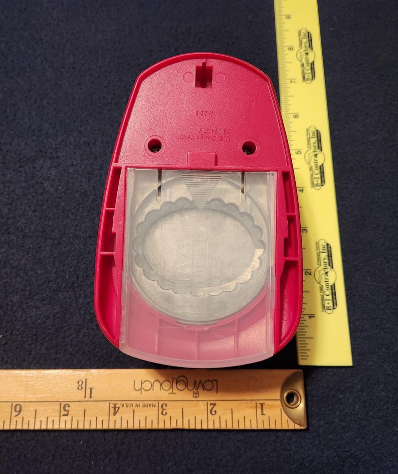 Extra Large Paper Punch - Scalloped Oval Size 1 1/2" by 1" - Marvy ...