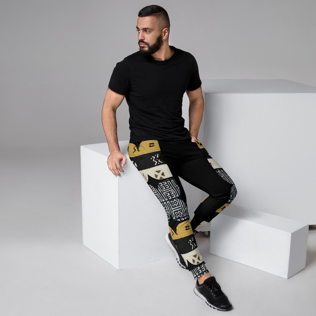 African Print Design Men's Joggers - Etsy