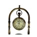 Brass Desk Clock With Working Compass, Birthday Gifts, Fathers Day ...