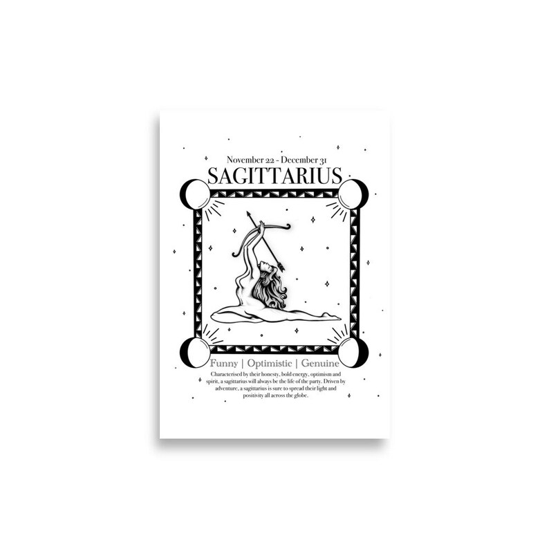 Sagittarius Dotwork Star Sign Zodiac Sign | Archer Drawing | Hand Drawn ...