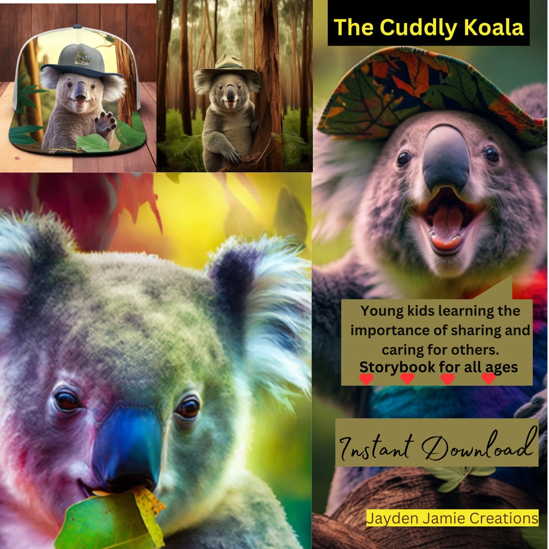 Storybook for Young Kids Before Bedtime. the Cuddly Koala Learning the ...