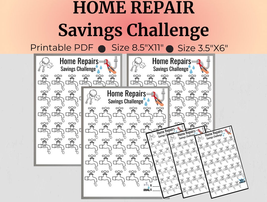 Savings Challenge Printable Saving Money Templates Savings Trackers ...