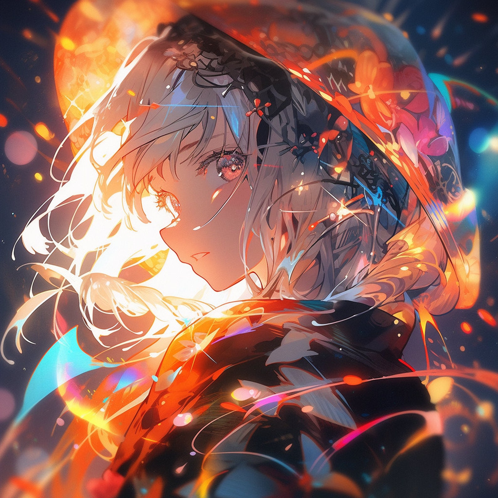 Custom Anime Art Commission With Background Custom Anime Character ...