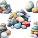 Watercolor Rocks Clipart, Rock Clip Art, Stone Clipart, Stones ...