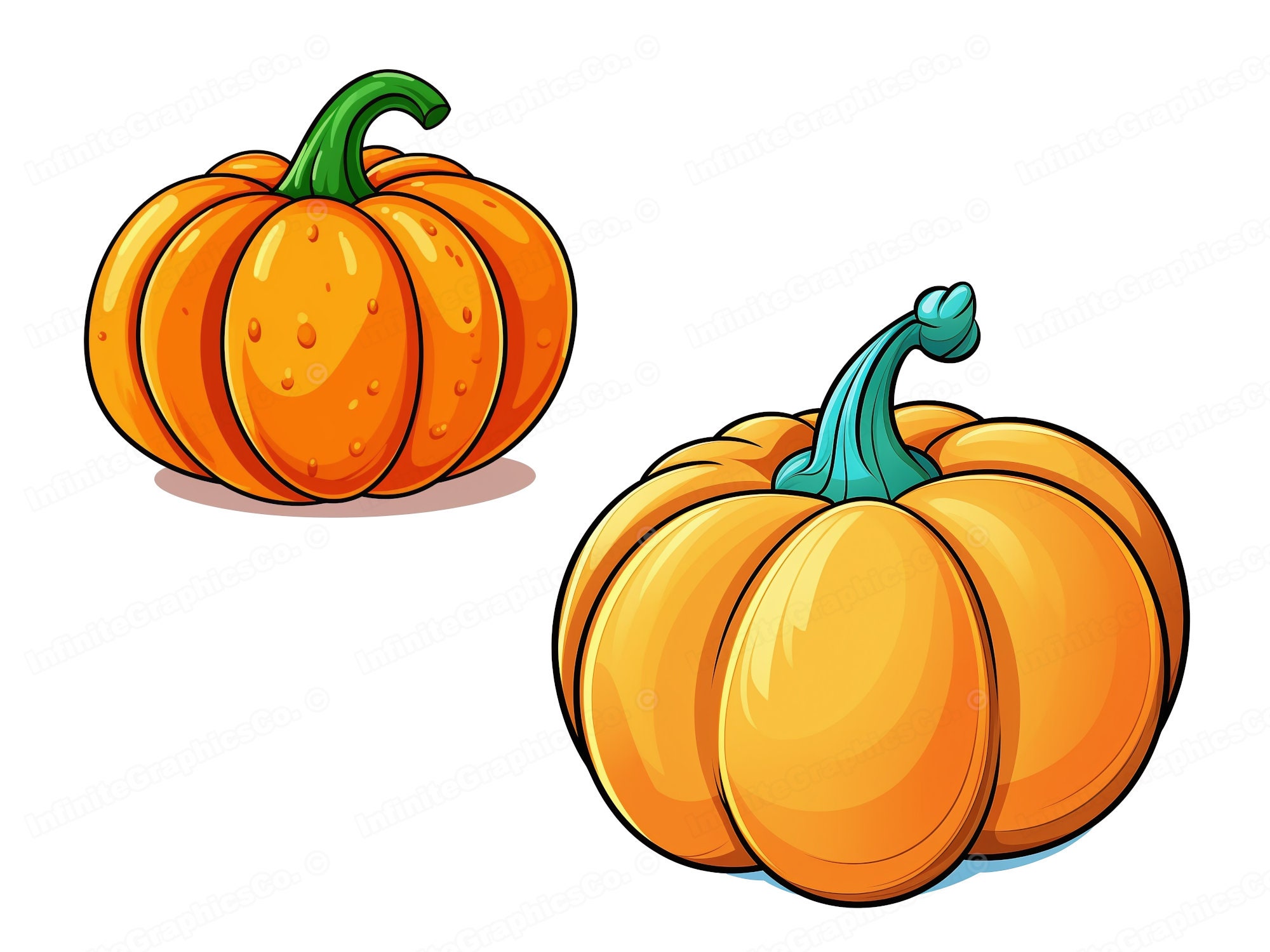 Pumpkin Clipart, Autumn Clipart, Fall Illustrations, Fall Clip Art ...