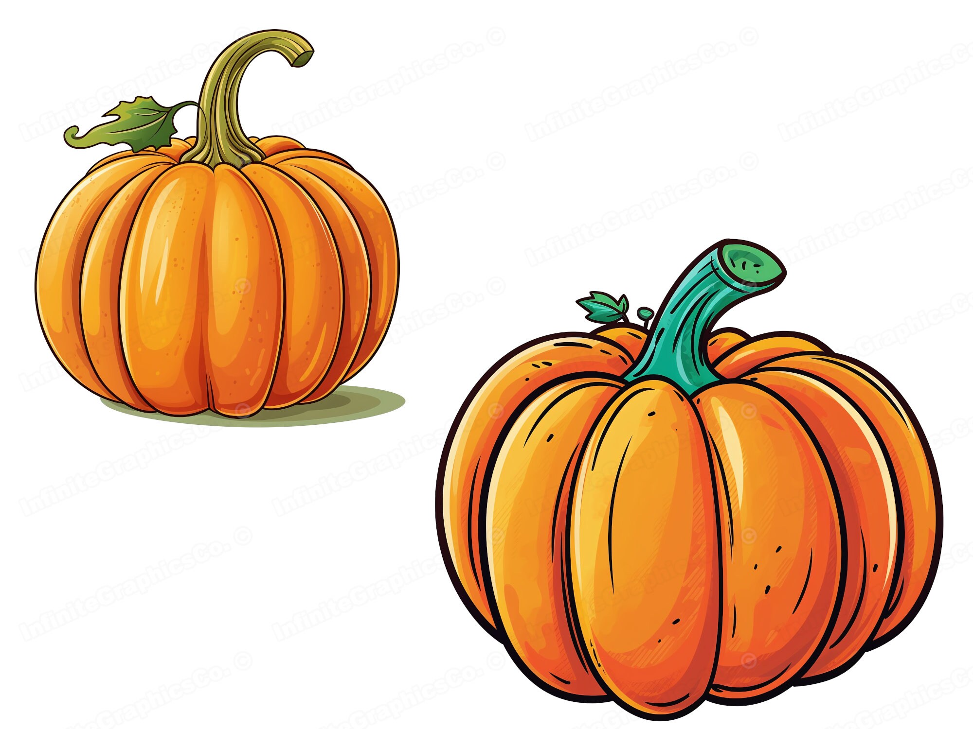 Pumpkin Clipart, Autumn Clipart, Fall Illustrations, Fall Clip Art ...