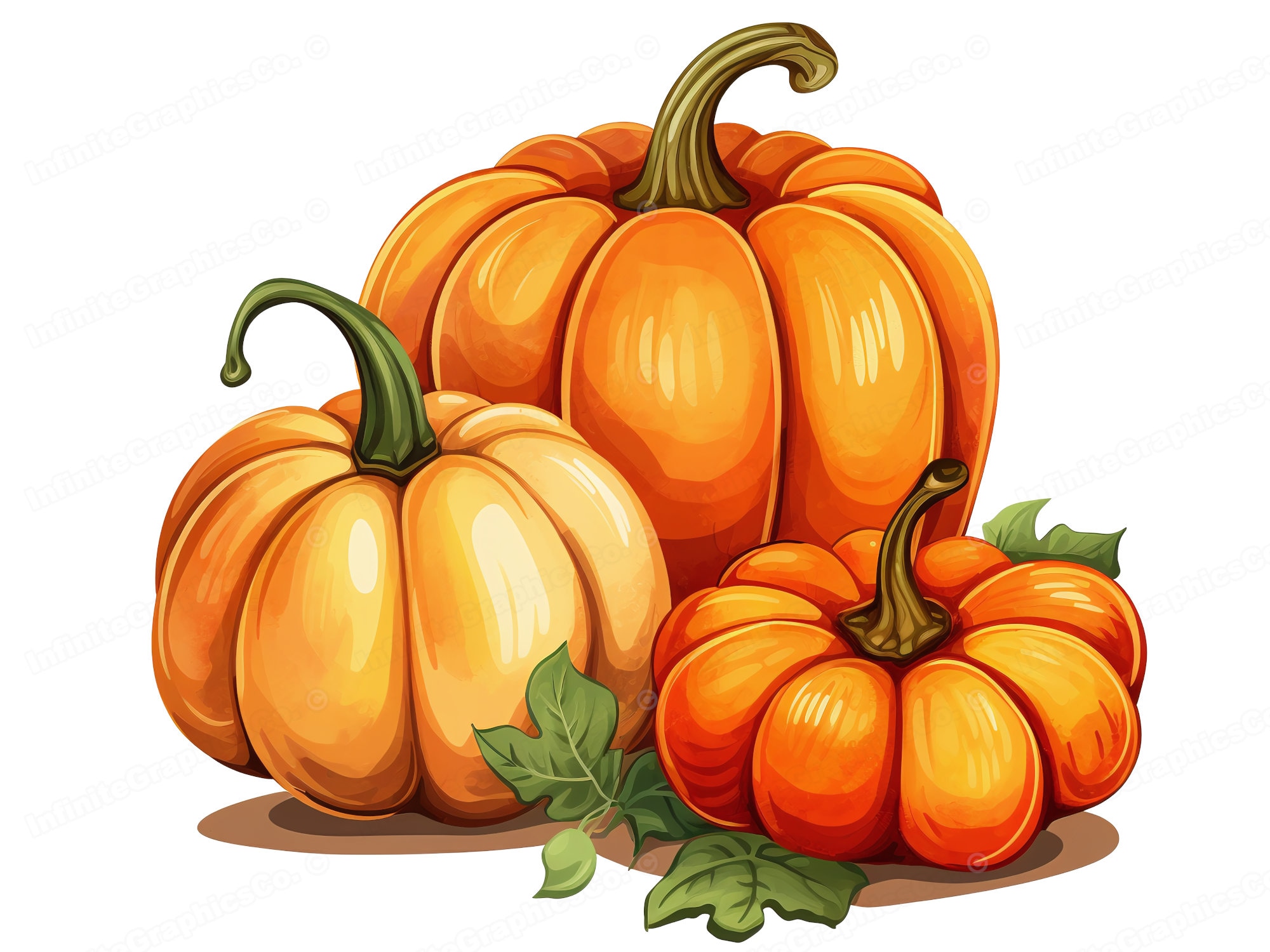 Pumpkin Clipart, Autumn Clipart, Fall Illustrations, Fall Clip Art ...