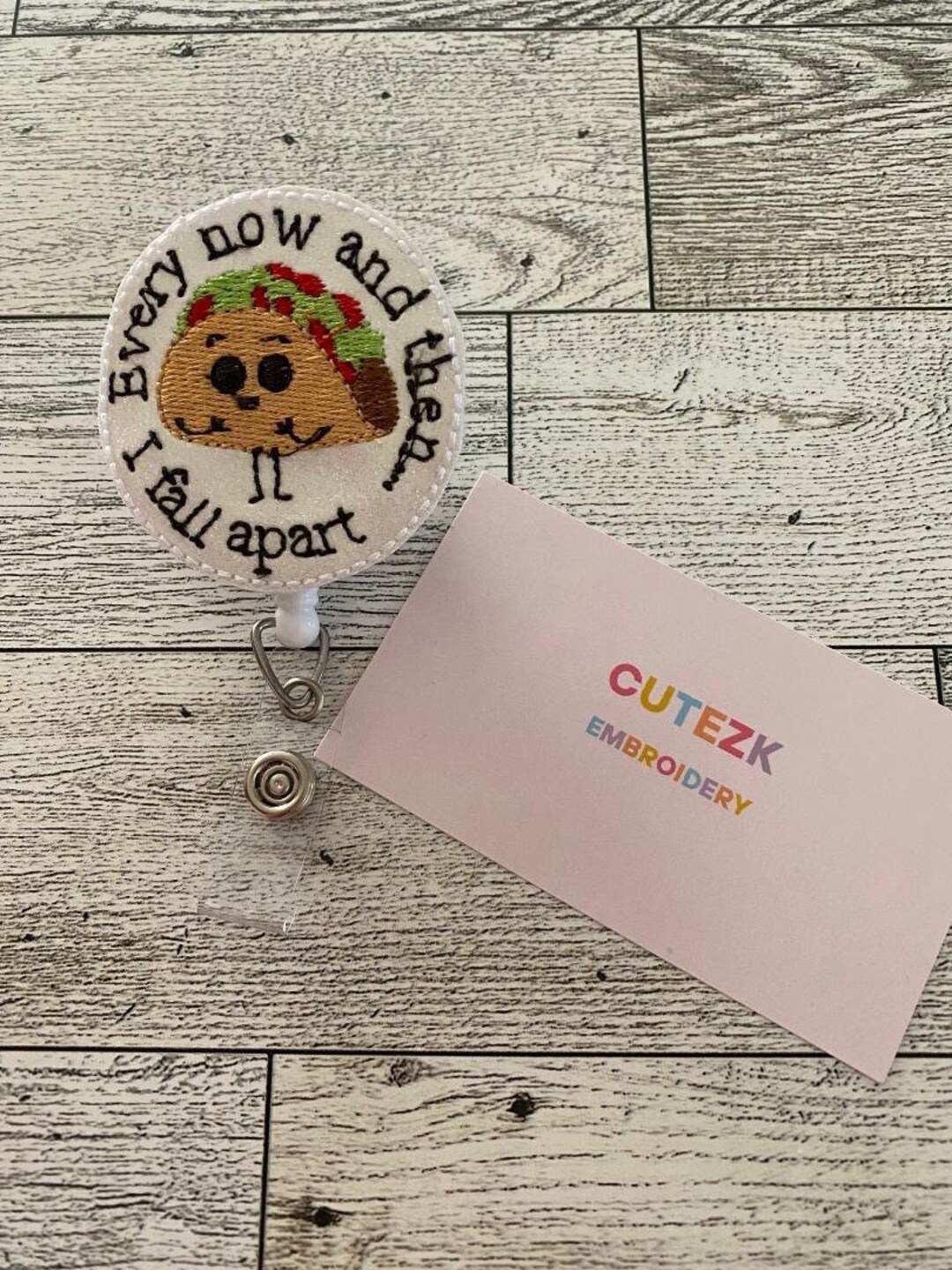 Taco Nurse, Office, Medical, Funny, ID Badge Reel Retractable ,every ...
