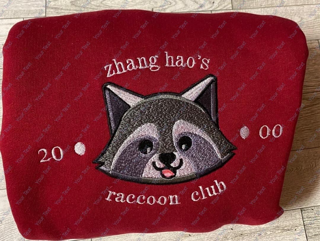Zhang Hao Raccoon ZB1 Kpop Embroidered Sweatshirt Zero Base One S M L ...