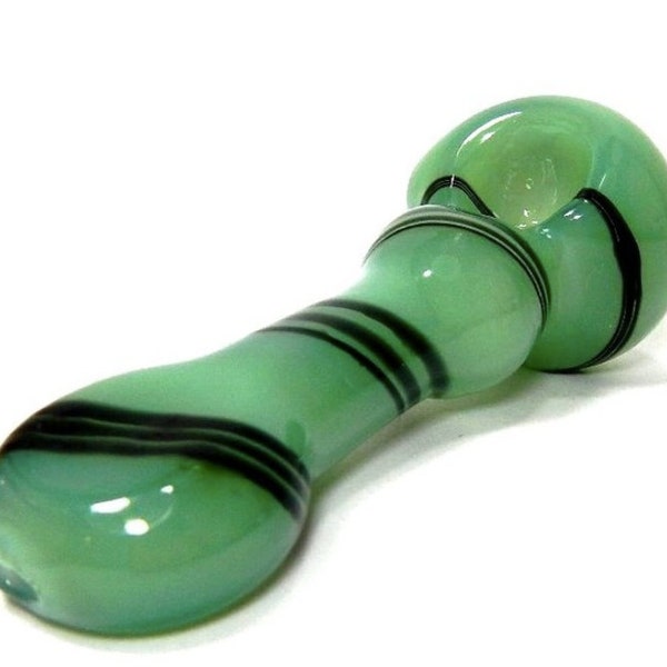 Green Glass Pipe - Etsy