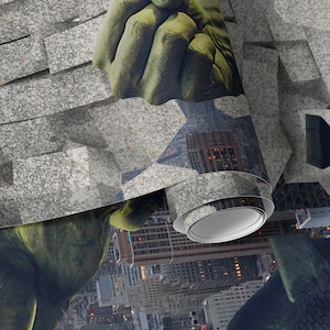 Marvel Hulk Wallpaper for Boy Kids Room, Superhero Wall Mural Removable ...