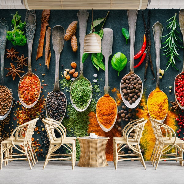 Restaurant Wallpaper - Etsy