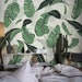 Tropical Plants Wallpaper, Big Leaf Wall Mural, Tropical Peel and Stick ...