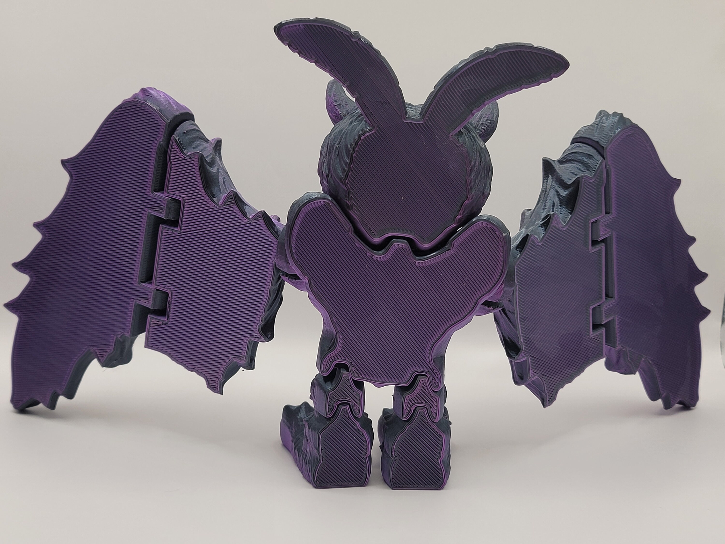 Mothman Cryptid Flexi 3D Printed Model - Etsy
