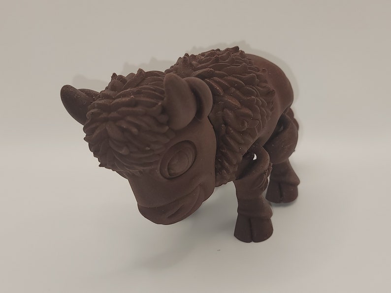Bison Flexi 3D Printed Model - Etsy