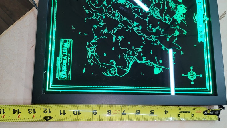 Fallout Green Glow Frame FAN ART - Etsy UK