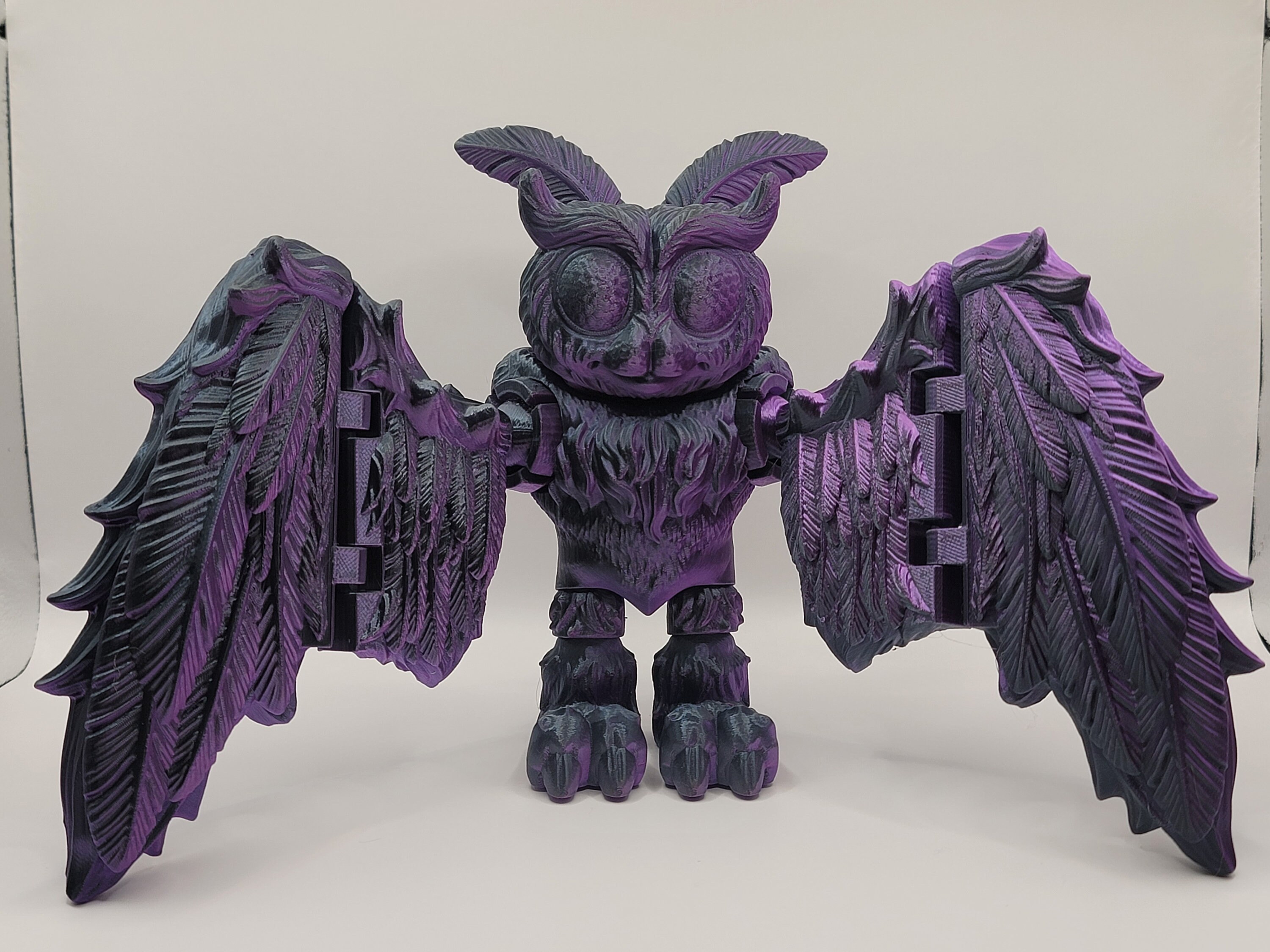 Mothman Cryptid Flexi 3D Printed Model - Etsy