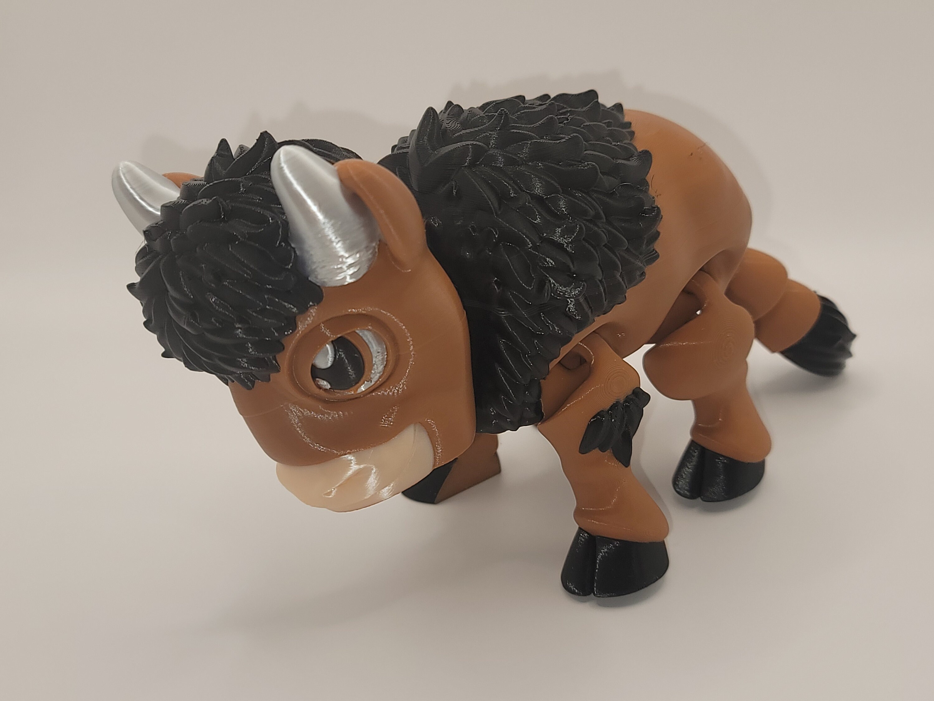 Bison Flexi 3D Printed Model - Etsy