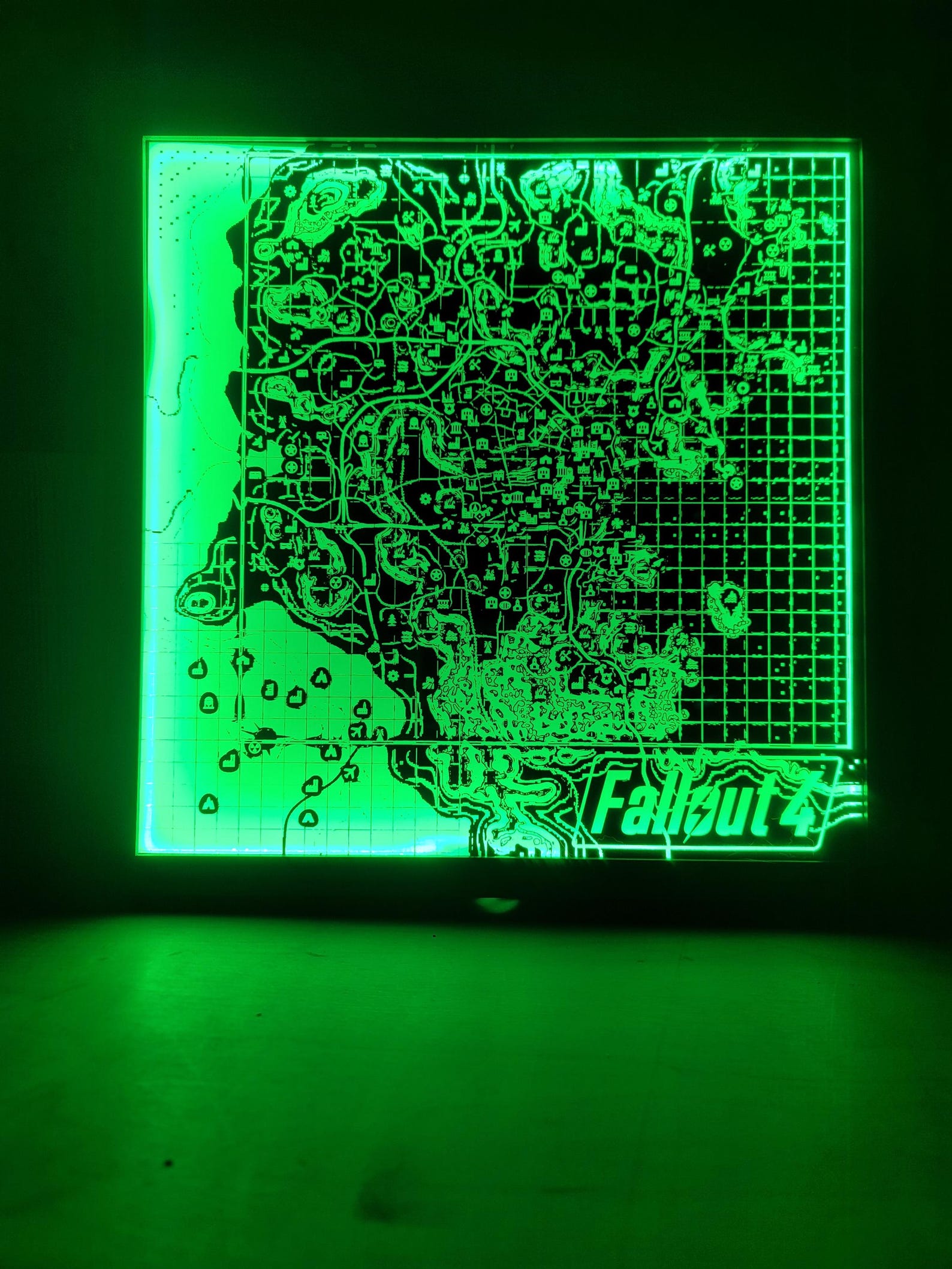 Fallout Green Glow Frame FAN ART - Etsy