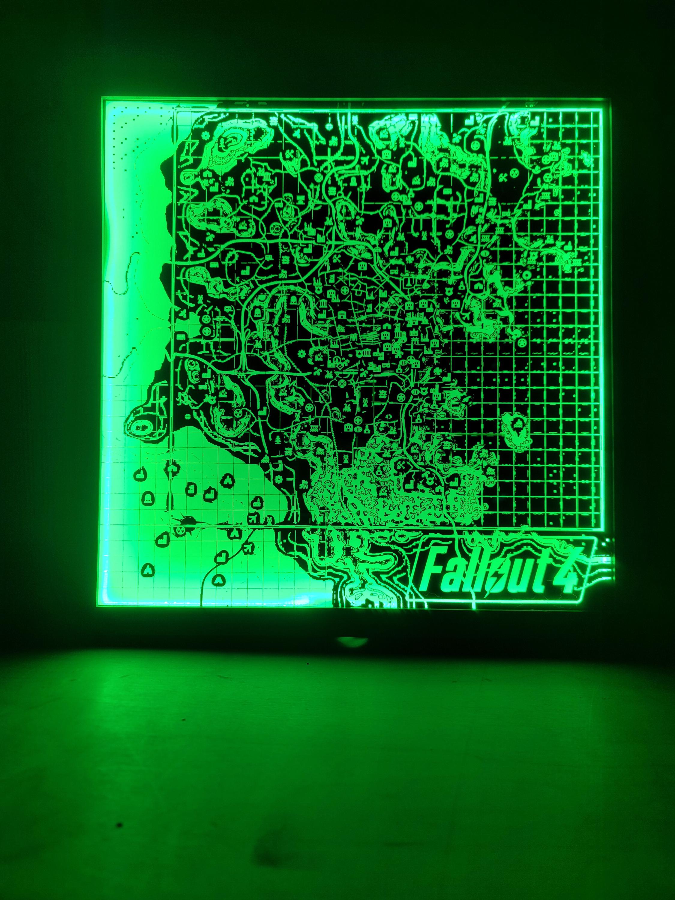 Fallout Green Glow Frame FAN ART - Etsy UK