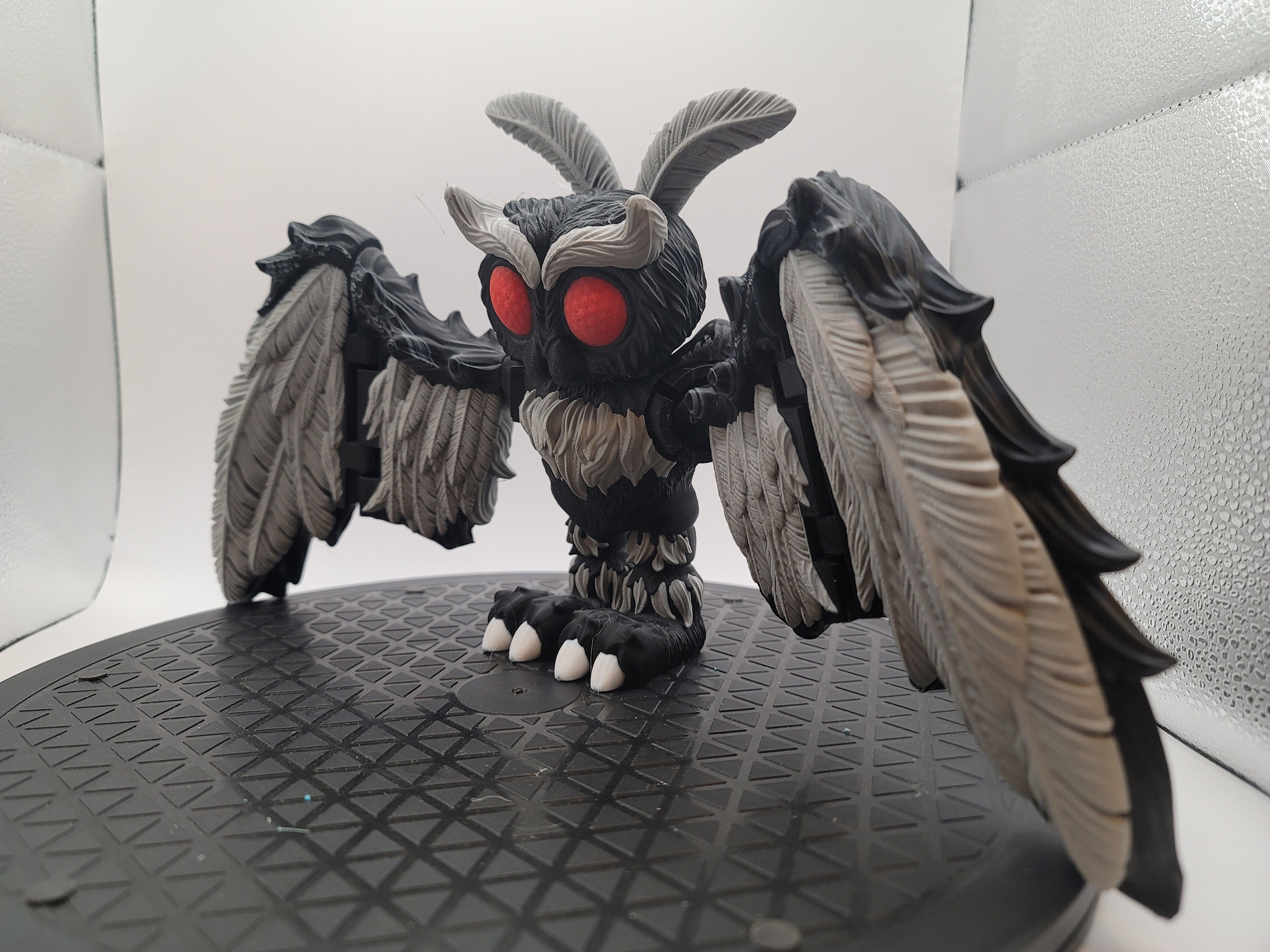 Mothman Cryptid Flexi 3D Printed Model - Etsy