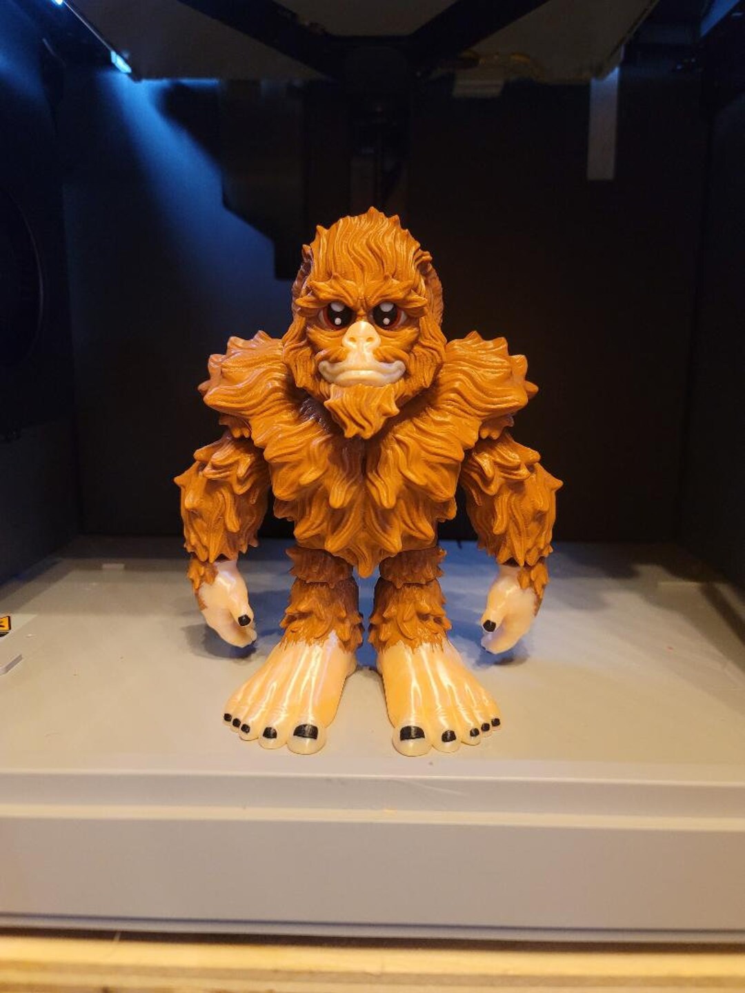 Bigfoot Cryptid Flexi 3D Printed Model - Etsy